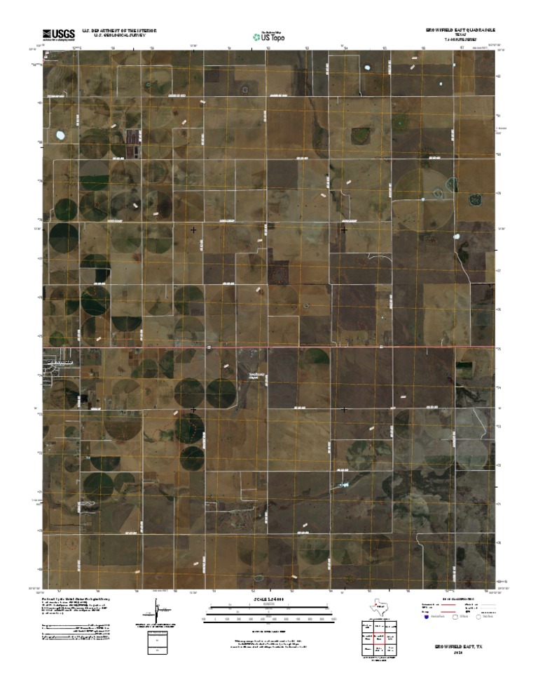 Brownfield East, TX Quadrangle Map | PDF