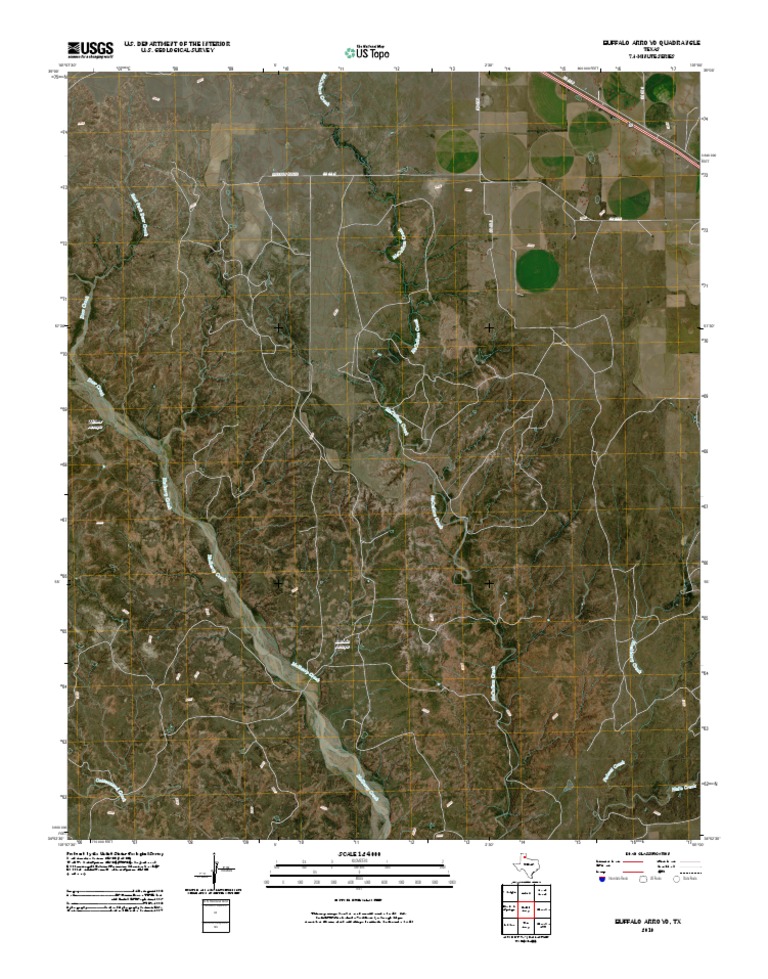 Topographic Map of Buffalo Arroyo | PDF | United States Geological ...