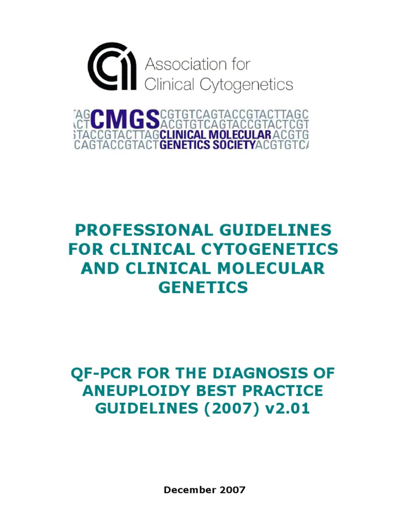 Guidelines for Best Practices in Quantitative Fluorescent Polymerase ...