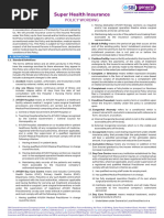 HDFC ERGO Optima Secure Policy Details | PDF | Insurance | Hospital