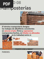 Tipos y Proceso de Enjarre en Muros | PDF