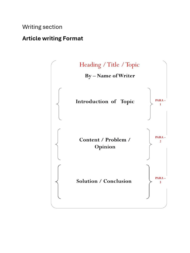Writing Section Part-2 | PDF