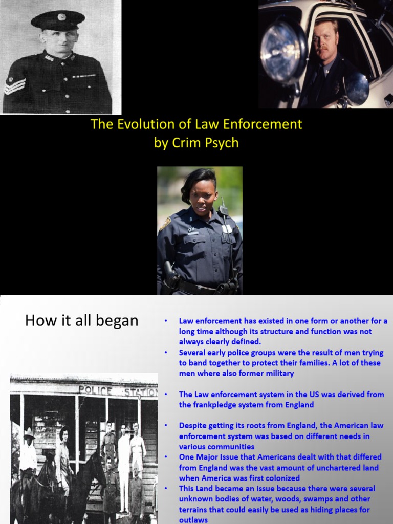 The Evolution of Law Enforcement | PDF | Police Officer | Police