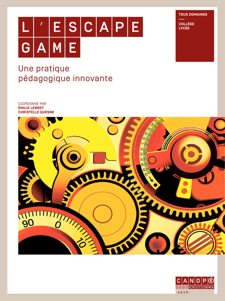 CANOPE - L - Escape Game | PDF | Pédagogie | Apprentissage