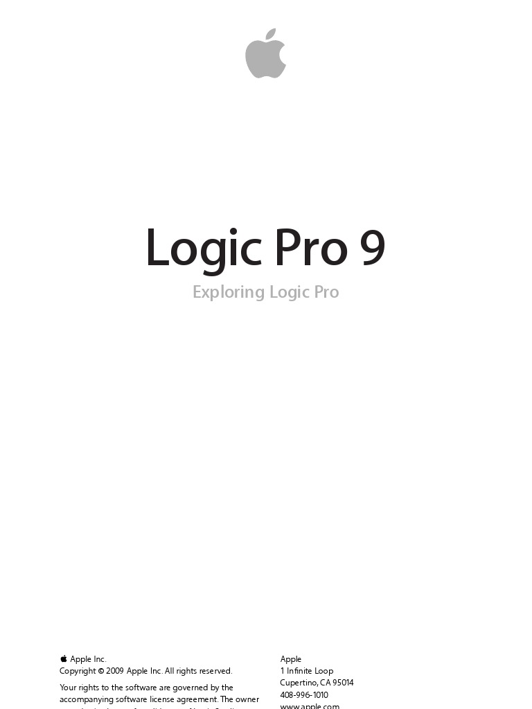 Exploring Logic Pro 9 (En) | PDF