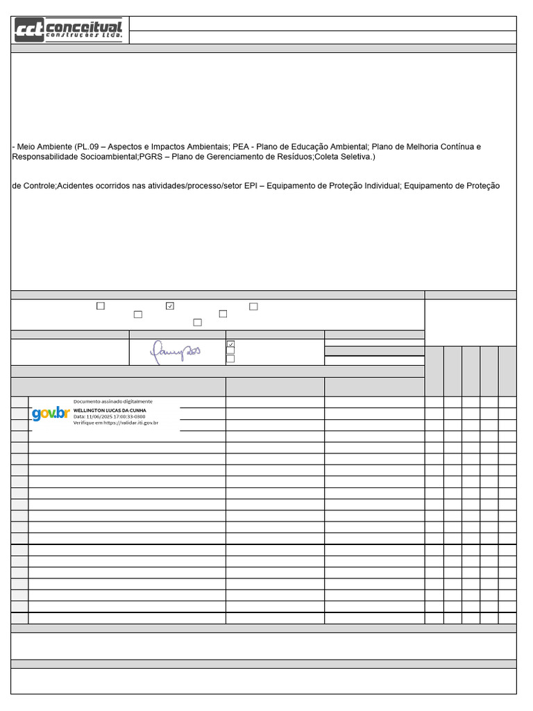 FORM - ctc.02 - Lista de Presenca Assinado | PDF