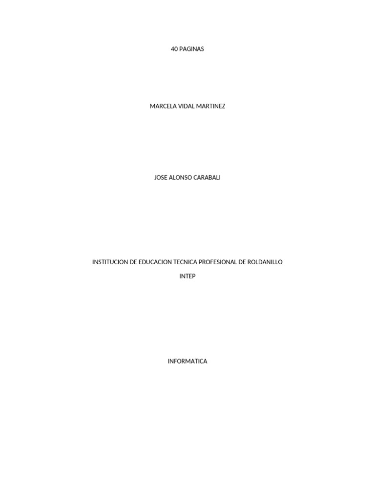 MARCELA VIDAL MARTINEZ_VIDAL MARTINEZ MARCELA - W2P -40 PAGINAS | PDF ...