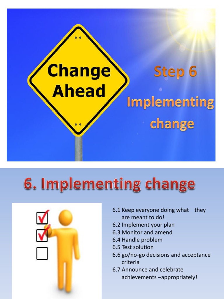Implementing Change