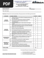 AP Seminar Performance Task 2 Rubric | PDF | Argument | Information