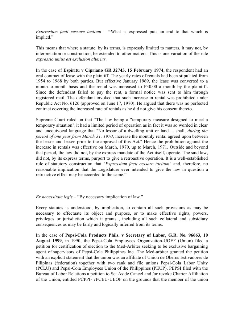 Legal Maxim | PDF | Ex Post Facto Law | Lease