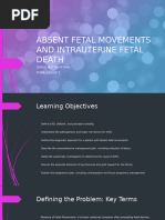 Intrauterine Fetal Death Overview | PDF | Childbirth | Fetus