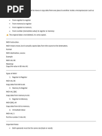 Assembly Language Mnemonics Overview | PDF | Assembly Language ...