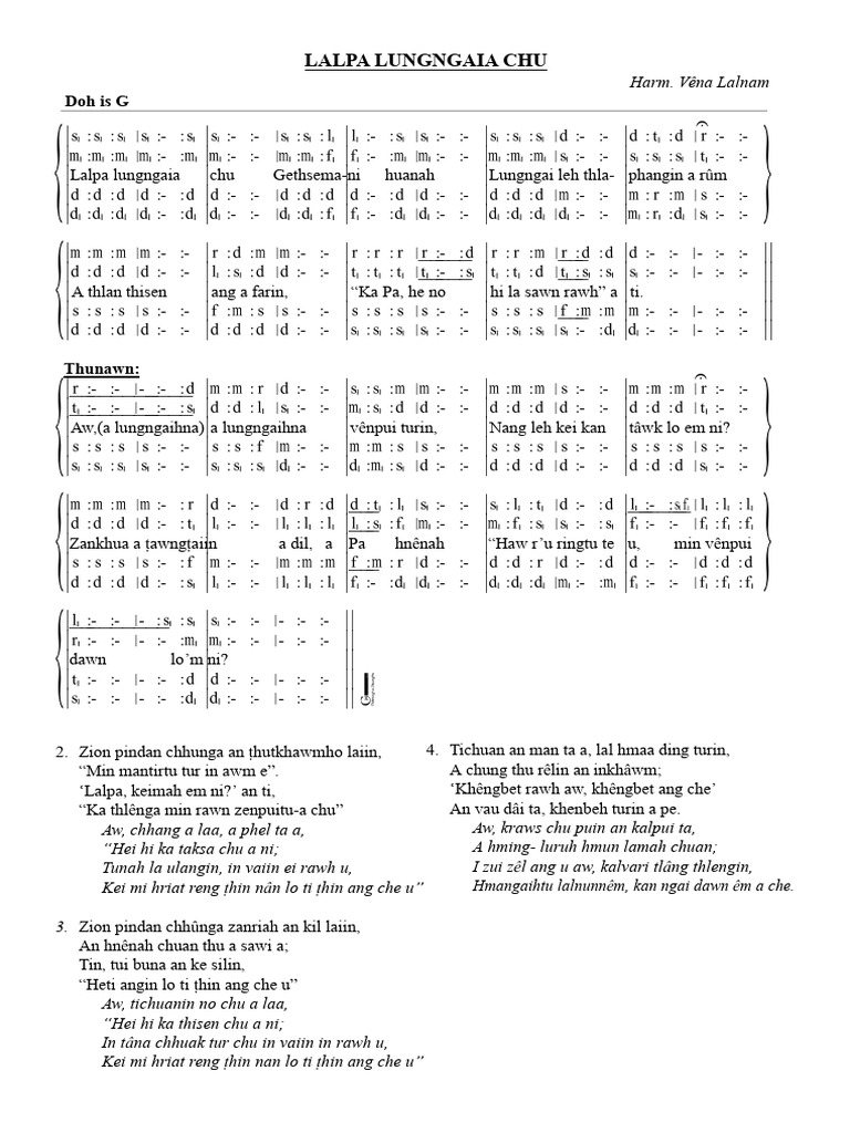Lalpa Lungngaia Chu | PDF