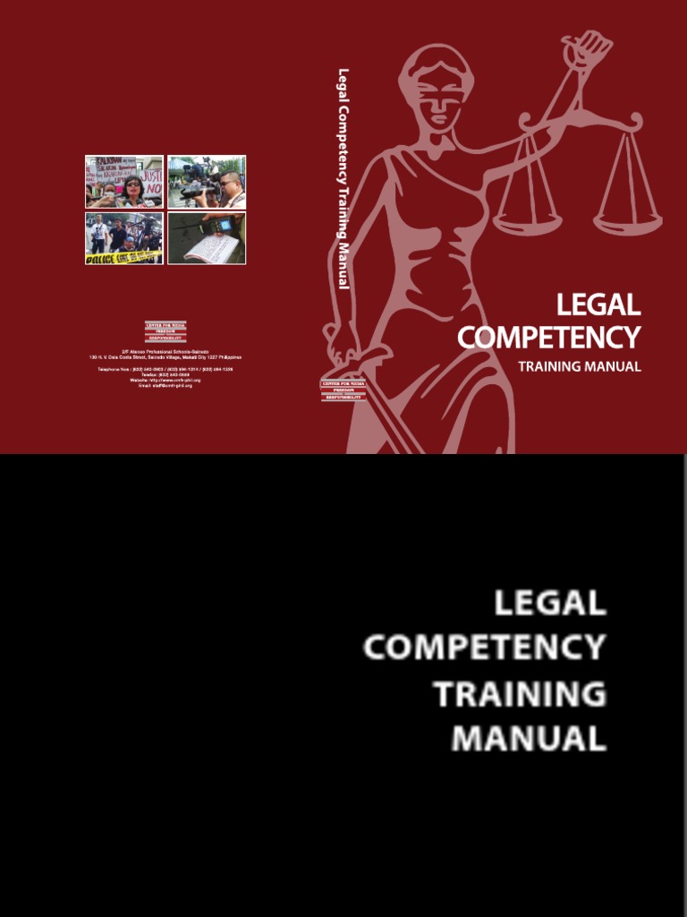 CMFR Legal Competency Training Manual-Excerpts | PDF | Freedom Of The ...