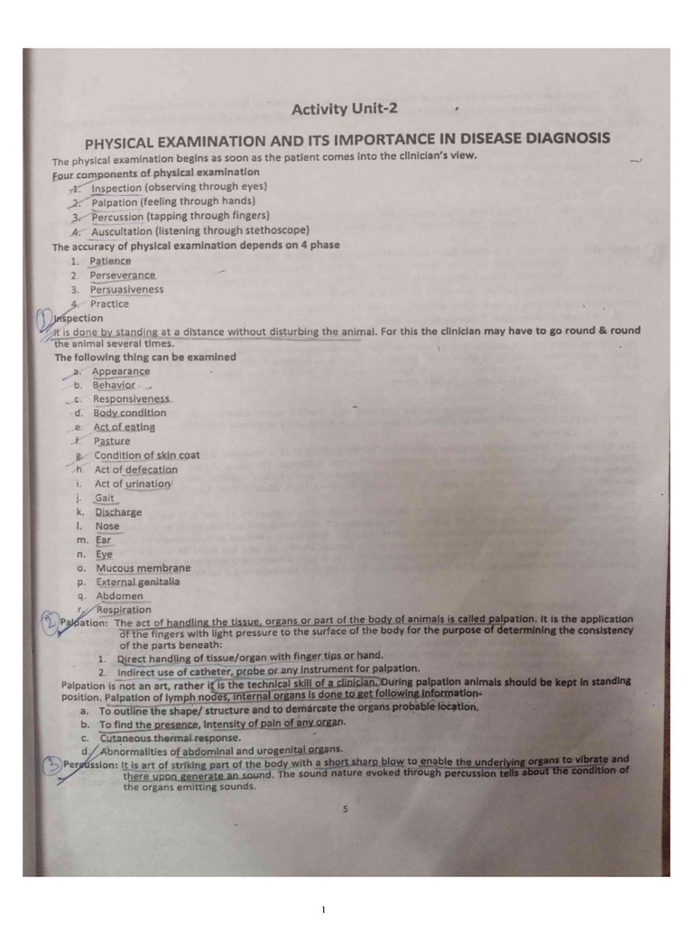 Physical Exam, Collection & Label | PDF