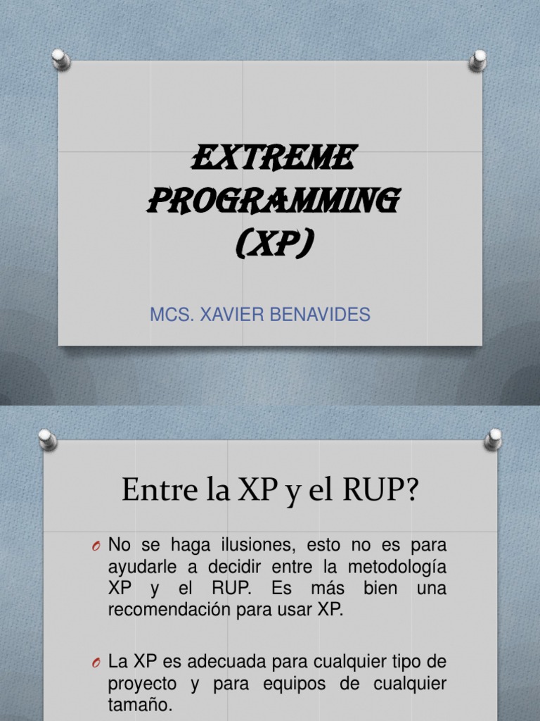 METODOLOGÍA Extreme Programming (XP) | PDF | Caso de uso | Desarrollo ...