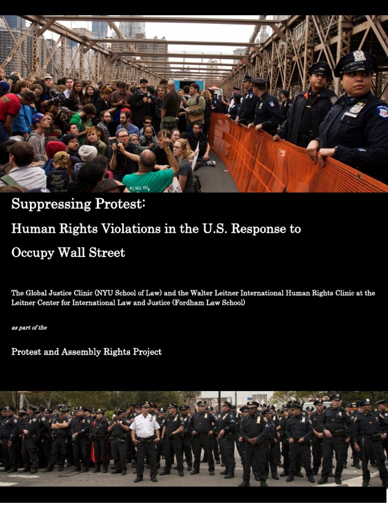 Suppressing Protest | PDF | Occupy Wall Street | Occupy Movement