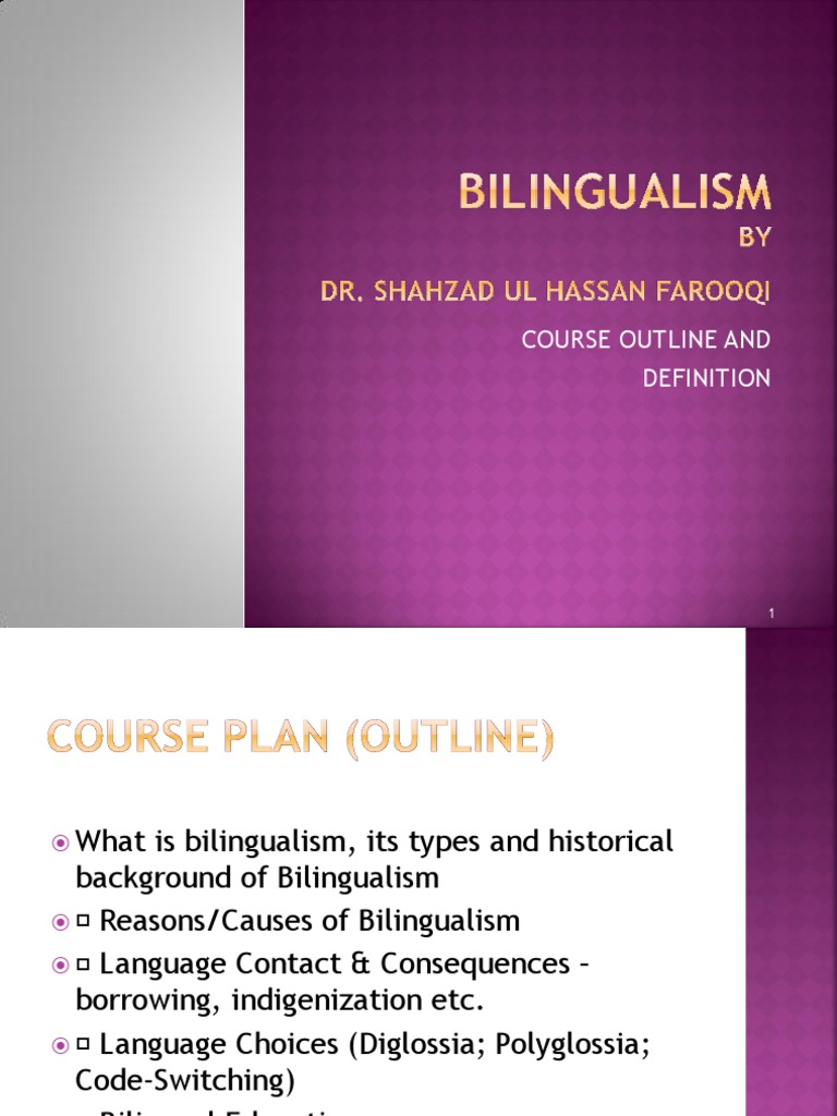 Bilingualism 1 | PDF | Multilingualism | Symbols