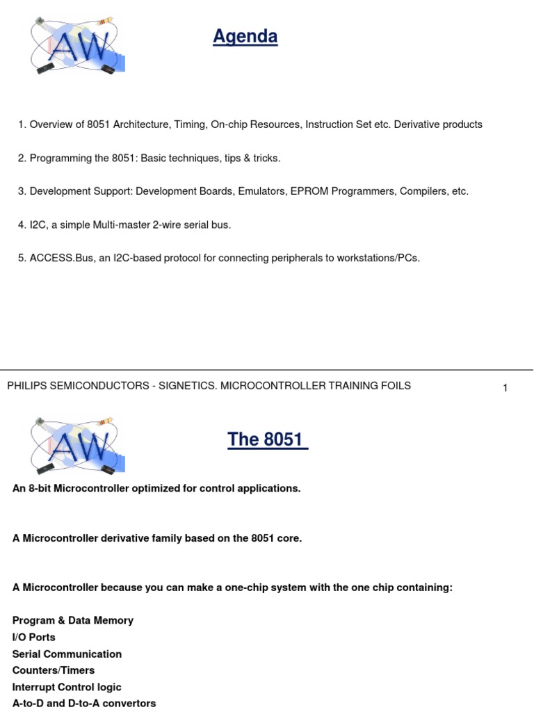 Philips 8051 | PDF | Microcontroller | Digital Electronics