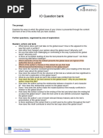 IB English IO: Global Issues Discussion Guide | PDF