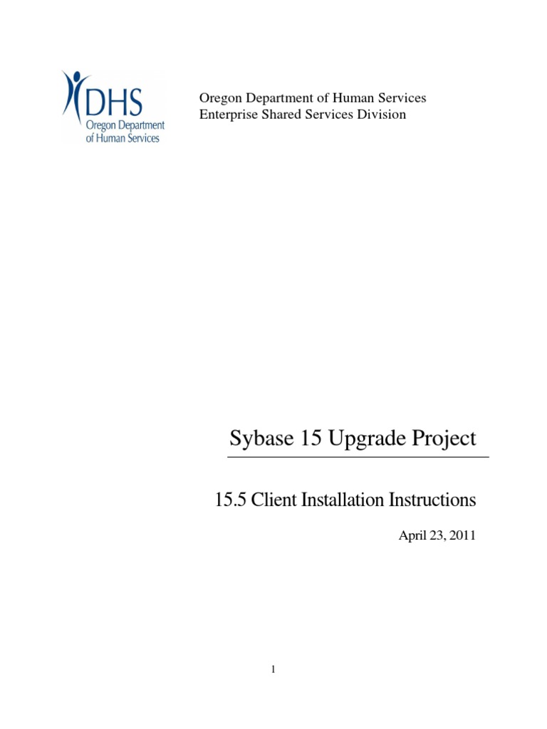 Sybase 15.5 Client Install Instructions v4 | PDF | Computer File ... Sybase 15.5 Client Install Instructions v4 | PDF | Computer File ...