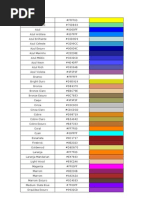 Marcadores Tabela de Cores 168 Cores | PDF