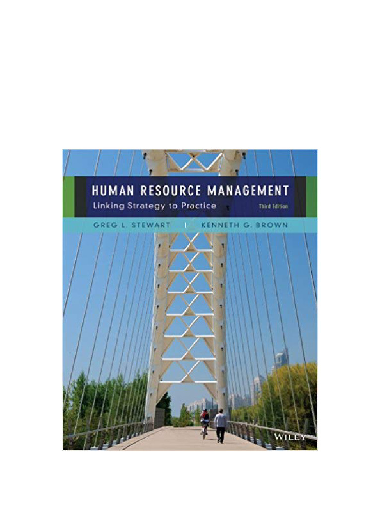 (Ebook PDF) Human Resource Management, 3Rd Edition by Greg L. Stewart ...