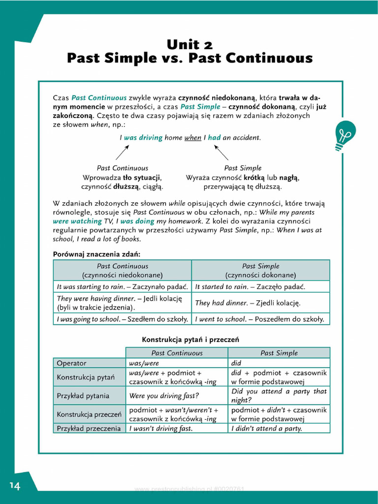Past Simple and Continuous | PDF