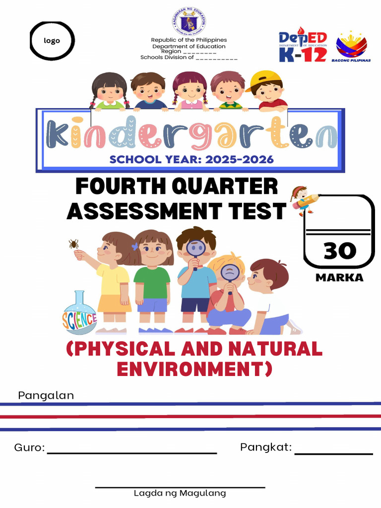 4th Quarter Assessment Test 2025-2026 | PDF