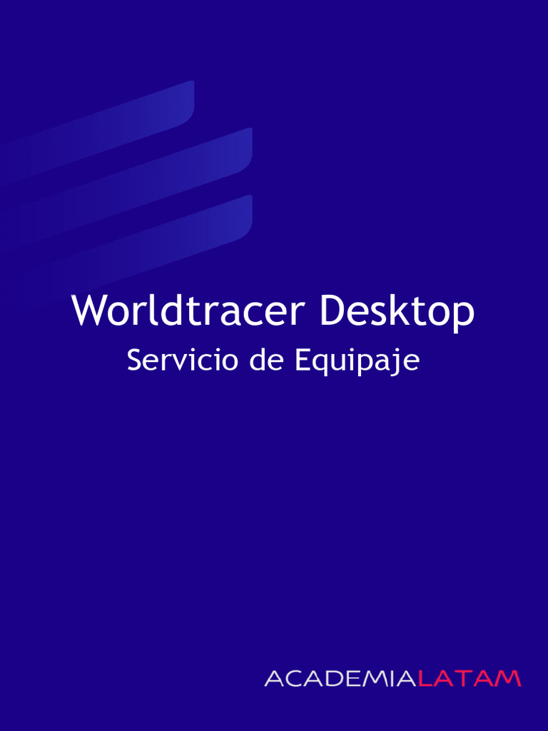 Manual - WorldTracer Desktop (SP) | PDF | Transporte | Industrias de ...