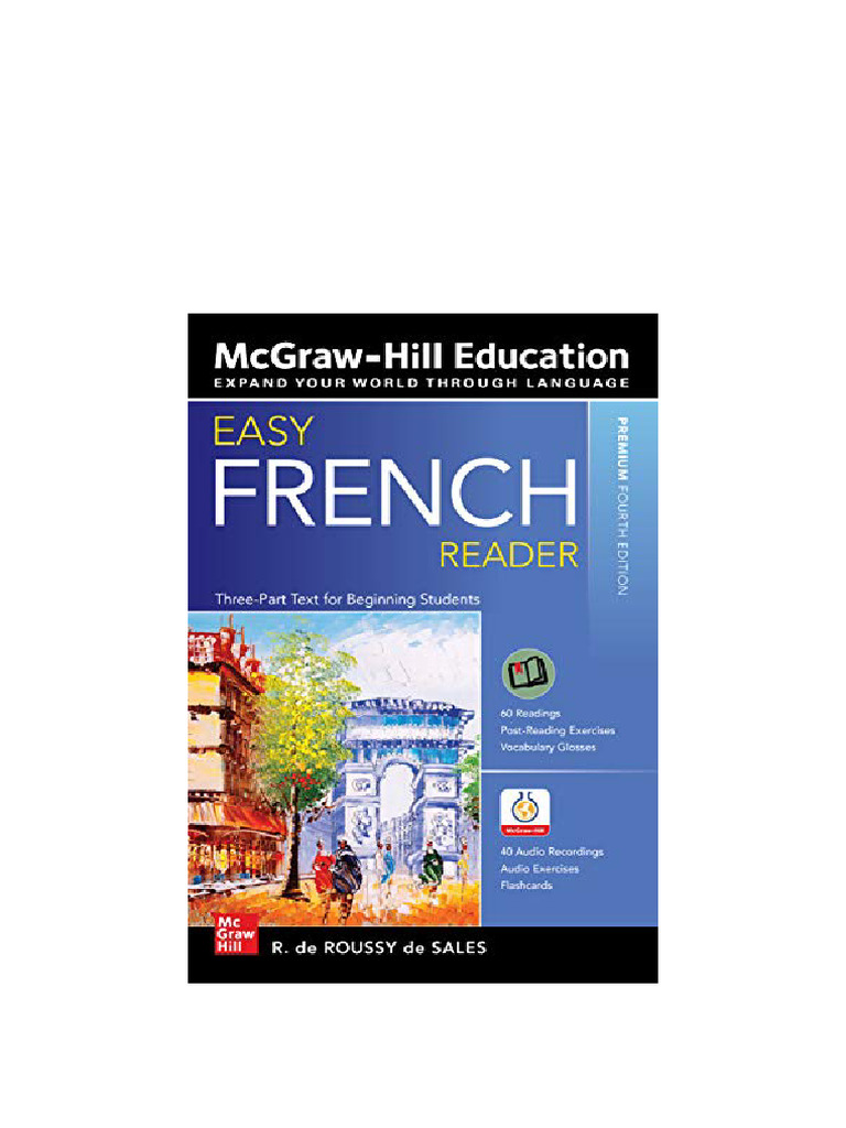 Easy French Reader, Premium Fourth Edition R. de Roussy de Sales Latest ...