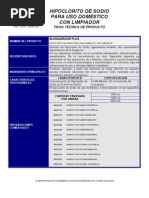 Etiqueta Seguridad Cloro | PDF | Industria química | Química de estado ...