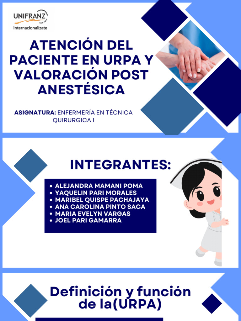 Atencion Del Paciente en Urpa y Valoracion Post Anestesica - 20250930 ...