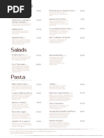 Medusa Restaurant Special Menu | PDF | Salad | Sauce