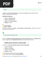 Land Area Conversion Table | PDF | Home & Garden