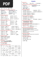 Formulario Completo de Integrales | PDF | Integral | Derivado