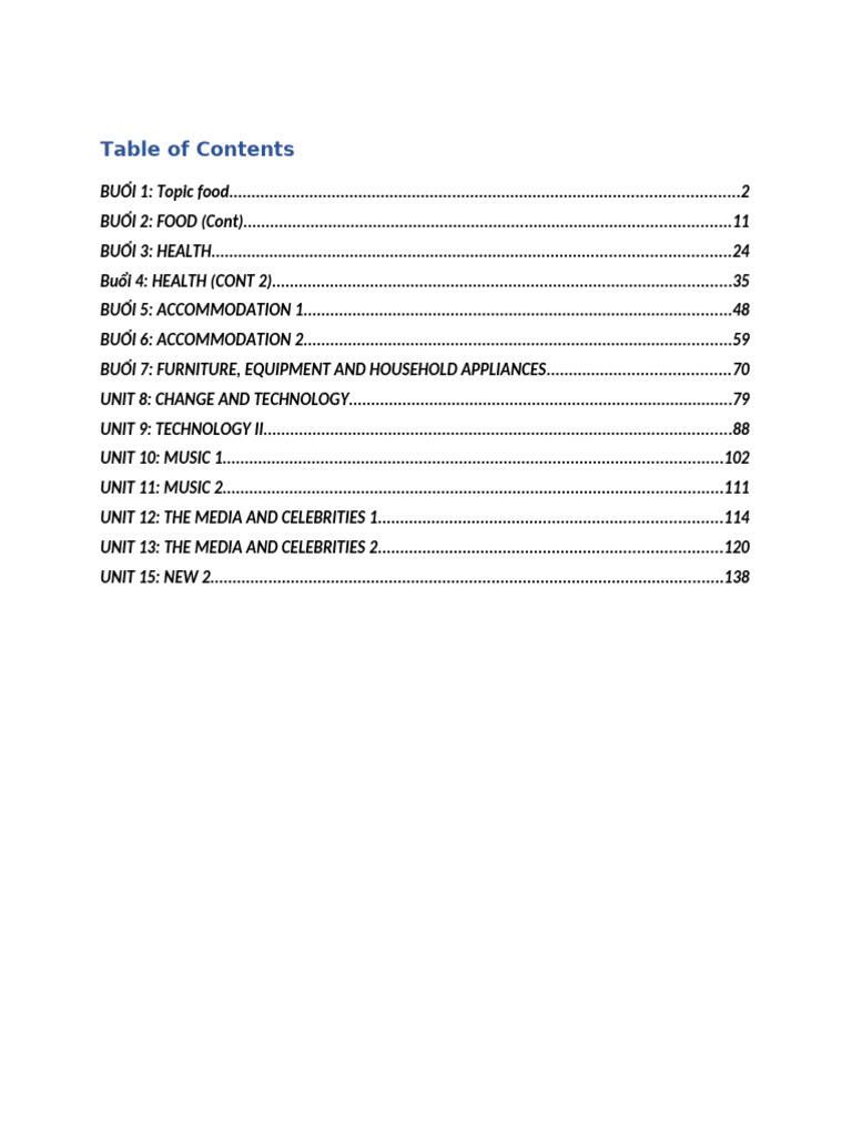 Topic Food | PDF