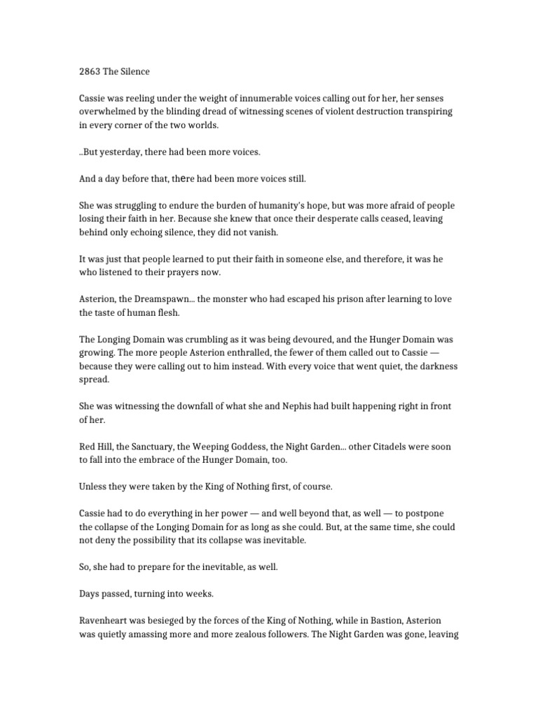 2863 The Silence | PDF