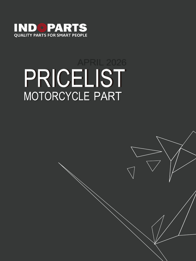 Pricelist Indoparts R2 Per April 2026 - SEND TO DEALER | PDF | Brake ...