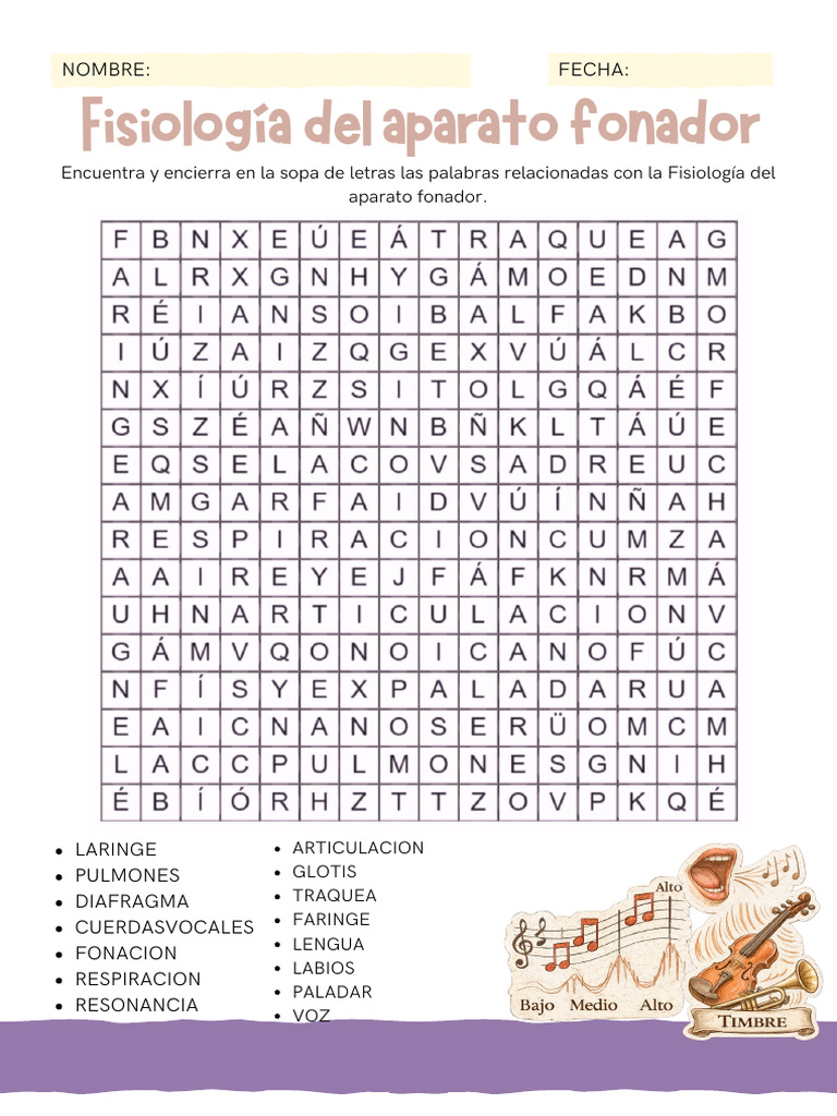 Hoja de Trabajo Sopa de Letras Del Día de Muertos Ilustrado Morado ...