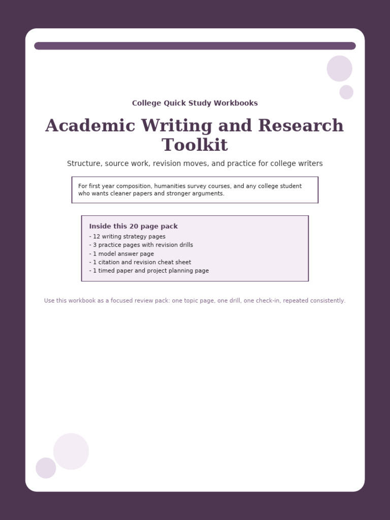 College Academic Writing and Research Toolkit | PDF | Citation | Comma