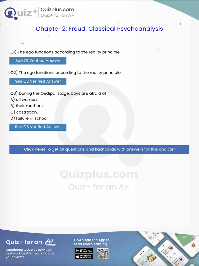 The Ego Functions According To The Reality Principle | PDF | Psychology ...