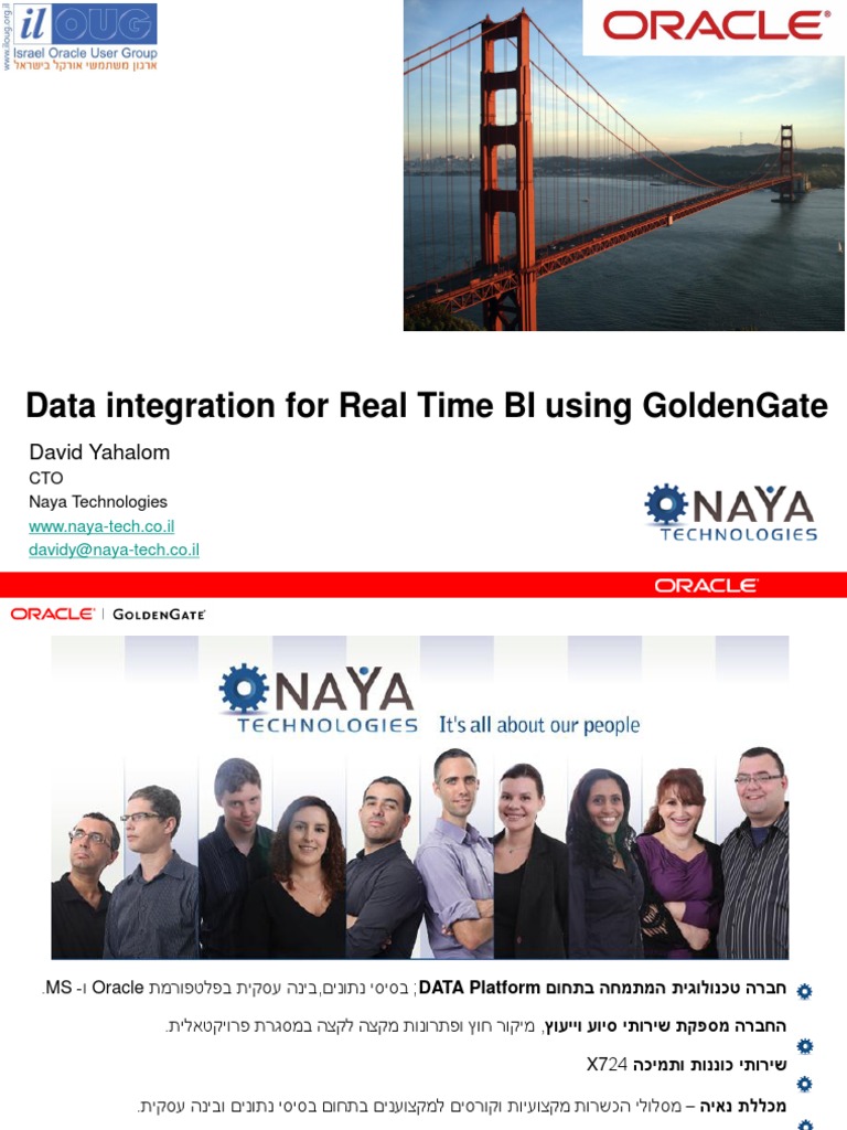 Data Integration Using Goldengate Pdf Business Intelligence Data Warehouse