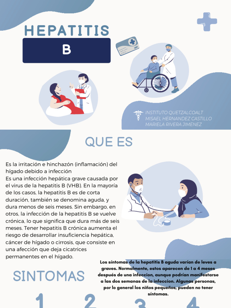 Hepatitis B-Mariela Rivera Jimenez-Instituto Quetzalcoalt | PDF ...
