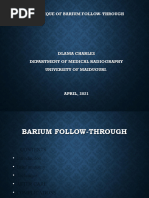 Barium Meal and Follow-Through Guide | PDF | Diseases And Disorders ...