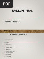 Barium Meal and Follow-Through Guide | PDF | Diseases And Disorders ...