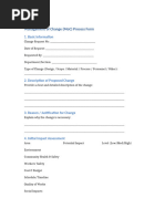 Change Control SOP for Pharma | PDF