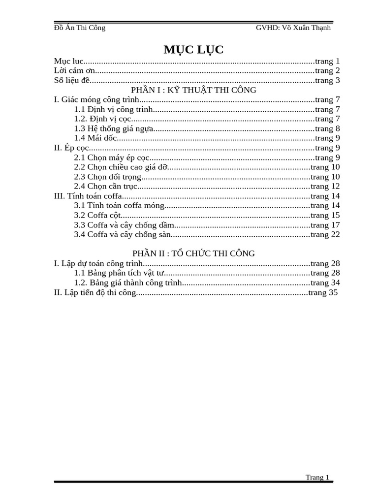 (123doc) Do An Thi Cong Xay Dung Truong Hoc 6 Tang | PDF