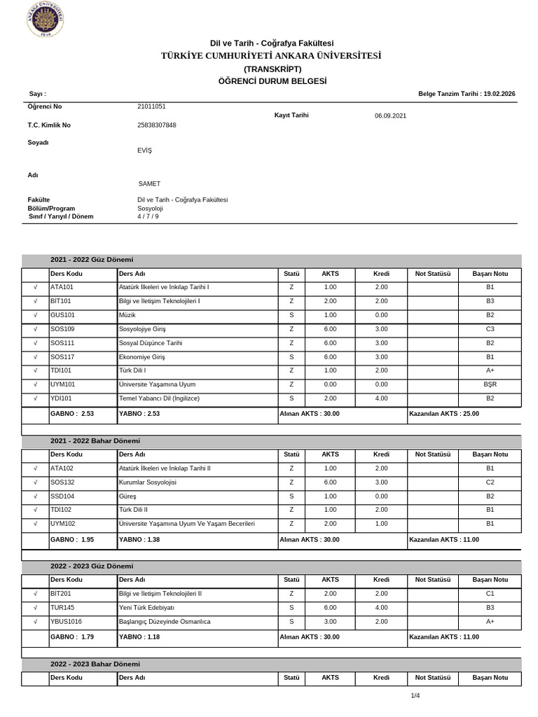 Tran Skrip T | PDF