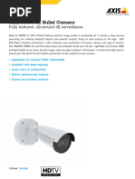 AXIS Q1808-LE Bullet Camera Specs | PDF | Pixel | Camera